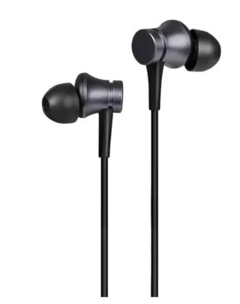 Black Colour Basic Wired Headset with Mic Pack of 5 : Amazon.in ...