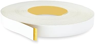White PVC 3/4 inch x 25 ft Edge Banding Tape Peel Stick Adhesive Edging ...