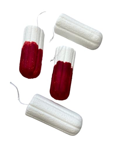 Amazon.com: Tampon Bath Bomb Bloody Tampon Gift Set (2 pack) : Handmade ...
