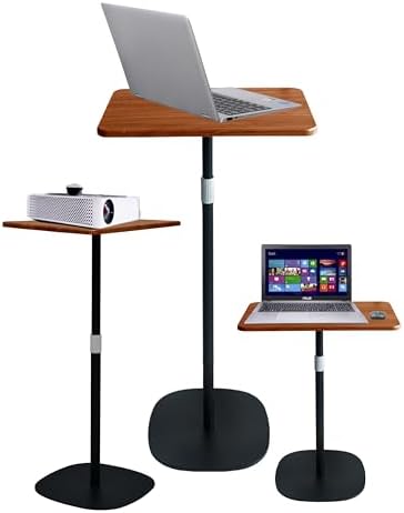 Amazon.com: Hocoder Mobile Standing Desk Height Adjustable Floor Laptop ...