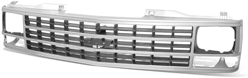Amazon.com: Auto Dynasty GM1200141 Factory Style Front Bumper Grille ...