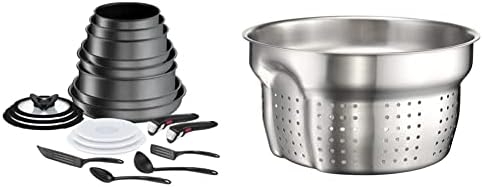 Tefal Ingenio Daily Chef ON Pots & Pans Set, 20 Pieces, Stackable ...