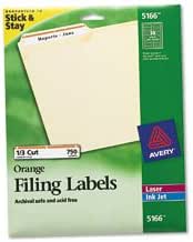 Amazon.com: Avery Permanent Self-Adhesive File Folder Labels for Laser ...