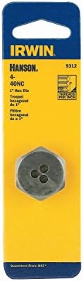 Amazon.com: IRWIN Hanson 6536 Die 3/8"-24 NF 1" Hex, for Tap Die ...