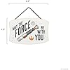 Amazon.com: Disney Star Wars May the Force Be With You Lightsaber ...