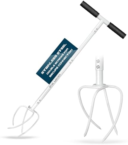 Amazon.com : Grumpy Bear Heavy Duty Manual Twist Tiller, All-Steel ...