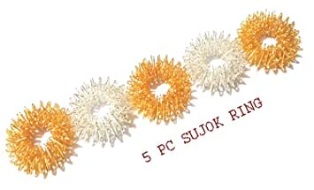 TRT-SALES Acupressure Sujok Ring 5pc : Amazon.in: Health & Personal Care