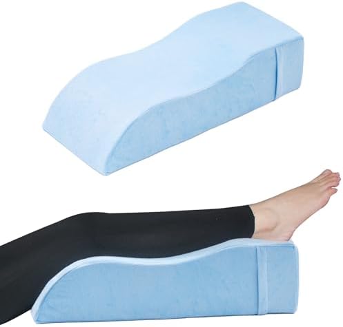 Amazon.com: Leg Elevation Pillow with Soft Memory Foam, Wedge Pillow ...