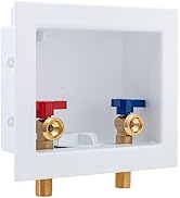 SUNGATOR Push-Fit Laundry Washer Valve Box, Washing Machine Outlet Box ...