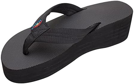 Amazon.com | Rainbow Sandals Women's Six Layer Wedge Rubber 1" EVA ...
