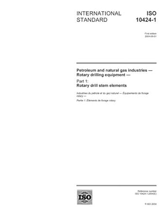 ISO 10424-1:2004, Petroleum and natural gas industries - Rotary ...