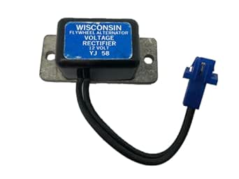 Amazon.com: Wisconsin YJ58 12 Volt Voltage Rectifier - NOS "New Old ...