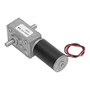 Self-locking Reversible Worm Gear Motor, 24V Low Power Consumption ...