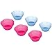 Amazon.com: Orka Silicone Set of 6 Tulip Muffin Cups, Red and Blue ...
