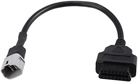 X AUTOHAUX 34.5cm 1.13ft 6 Pin to OBDII Cable Cord Diagnostic Adapter ...