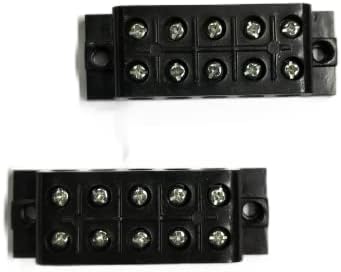 Control Panel 30A 6 Way Bakelite Connector Strip Double Row Barrier ...