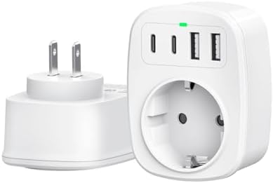 Adapter Japan Deutschland Stecker, Japan Steckdosenadapter mit 2 USB C ...