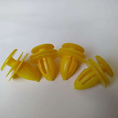 Amazon.com: WBNCUAP Automotive Clips 50pcs Yellow Plastic Rivet Car ...