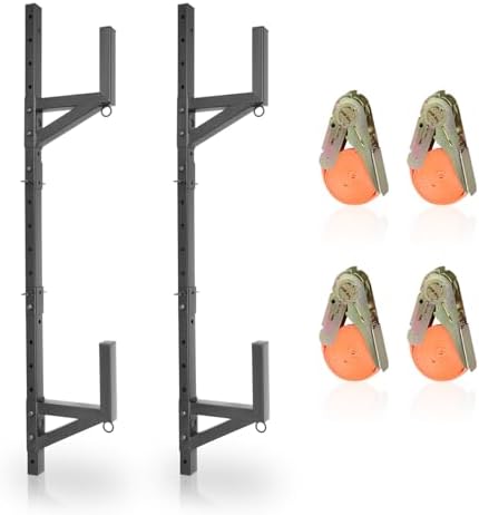 Amazon.com: ROADGIVE Adjustable Trailer Ladder Rack Side Mount, Heavy ...