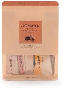 Amazon.com : Jomara Chocolate Covered Dates Assorted (w/Pecan, w/Orange ...