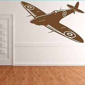 Iconic Stickers - Aeroplane WW1 Jet Fighter WW2 Helicopter Wall Sticker ...