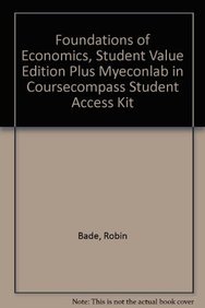 Buy Foundations of Economics: Student Value Edition + Myeconlab in ...