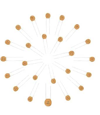 33K pF Ceramic Disc Capacitor 50V AEC (PACK OF 10) : Amazon.in ...