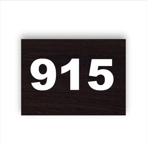 Number - 915, Wooden Number Plate, 18mm Thickness Wood Board,Wood Board ...