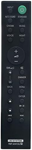 Amazon.com: Beyution RMT-AH412U Replaced Remote Control Fit for Sony 5.1ch Home Cinema Soundbar ...