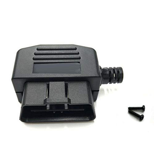 PRAV® 16Pin OBD2 Universal Male Connector Cable Adapter Terminal DIY ...