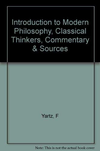 Amazon.com: Introduction to Modern Philosophy, Classical Thinkers ...