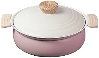 Amazon.co.jp: パール金属 鍋 卓上鍋 20cm IH対応 セラミック加工 1~2人用 ピンク ナチュラルクックピュア HB-6972 : ホーム＆キッチン