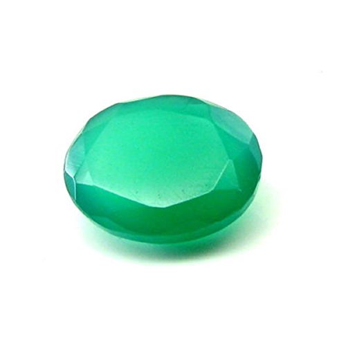 Certified 5.70Ct Natural Green Onyx Oval Cut Gemstone (Emerald ...
