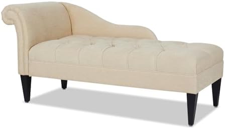 Amazon.com: Jennifer Taylor Samuel Tufted Chaise Lounge (Olive Green ...