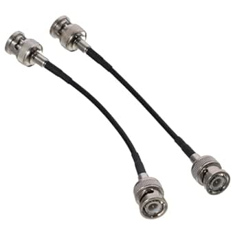 AllGIFT RF Coaxial Converter 2pcs Silver RG174 RF Connection Cable New ...