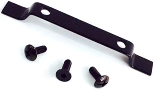 Amazon.com: Gloss Black Rear Passenger Pad Mounting Bracket Harley ...