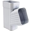 Amazon.com : Rsoise Downspout Gutter Y Connector 2X3 Gutter Downspout Y ...