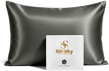 Amazon.com: SilkSilky Luxury 30 Momme 100% Pure Organic Mulberry Silk ...