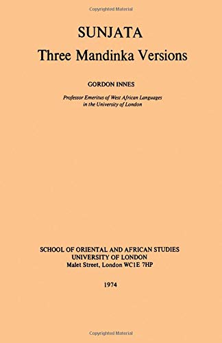 Amazon.com: Sunjata: 9780728600034: Innes, Gordon: Books