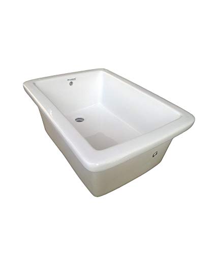Belmonte Chemical Resistant Ceramic Laboratory Lab Sink 24x18x8 Inch ...