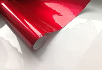 stylepiv-wrap film covering rouge brillant métallisé adhésif ...