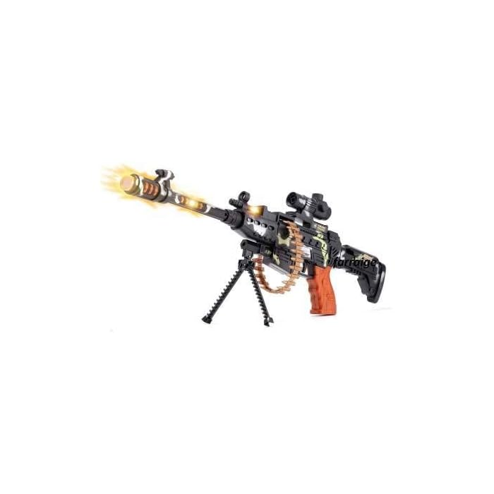 Buy Dherik Tredworld Combat Military Mission Machine Gun Toy with LED ...