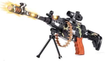 Dherik Tredworld Combat Military Mission Machine Gun Toy With Led ...