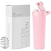 Amazon.com: Simple Modern Stainless Steel Shaker Bottle with Ball 24oz ...