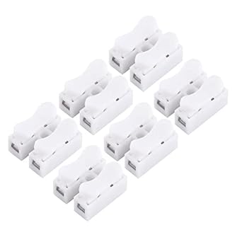 Push Quick Wire Cable Connector, 2 Pin Spring Type Connect Wire ...