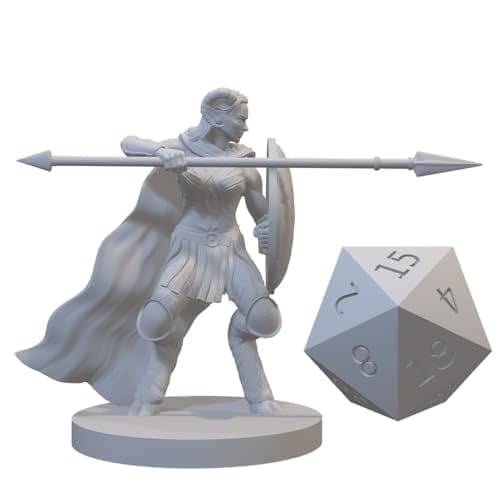 Amazon.com: Fighter and Warrior Miniatures for DND Pathfinder RPG ...