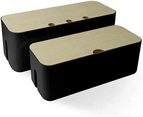 Kabel-Organizer Box für Kabelführung Steckdosenleiste, Kabelmanagement ...