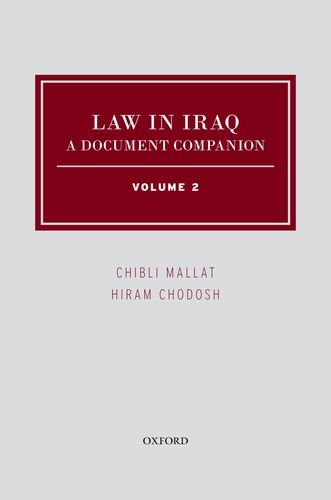 Law in Iraq: A Document Companion: Chibli Mallat: 9780199934140: Amazon ...