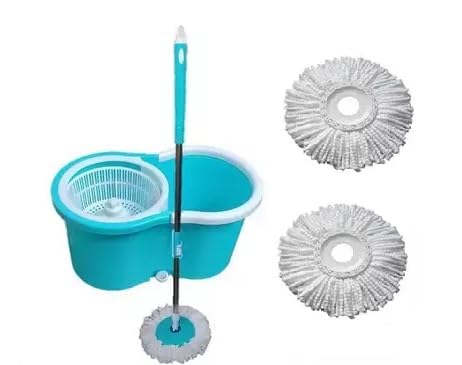 AYUSH Premium Home Cleaning 360° Self Spin with Easy Rotating Head with 2 Extra Refill (Sea ...