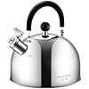 Amazon.com: MAXCOOK 304 Stainless Steel Whistling Tea Kettle 3.17 Quart ...